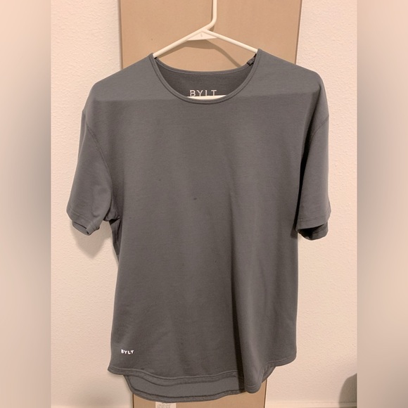BYLT Basics | Shirts | Bylt Basics Mens Large Drop Cut Tshirt Charcoal ...